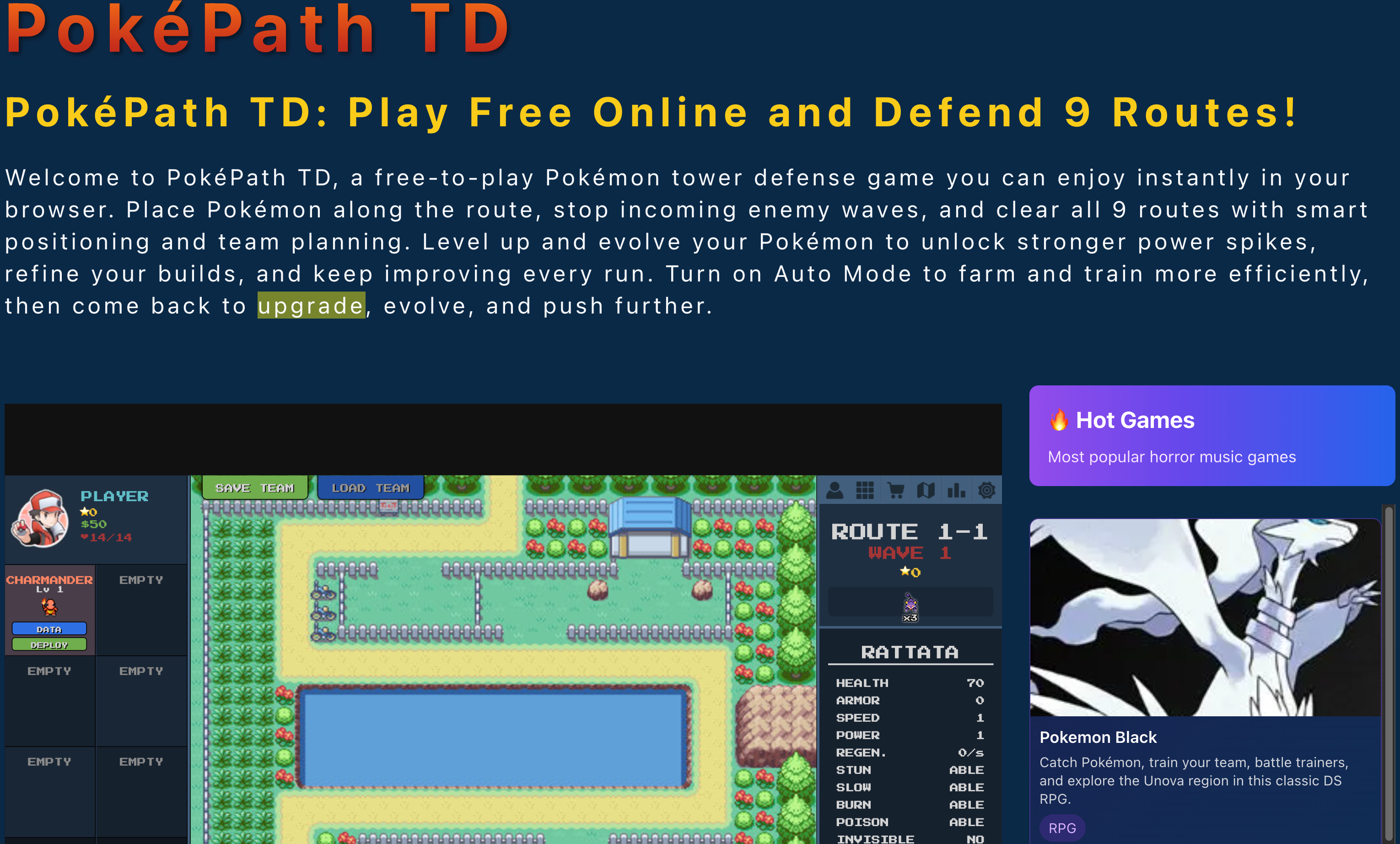 Pokémon Blue Online Free - Play in Browser | Kanto RPG